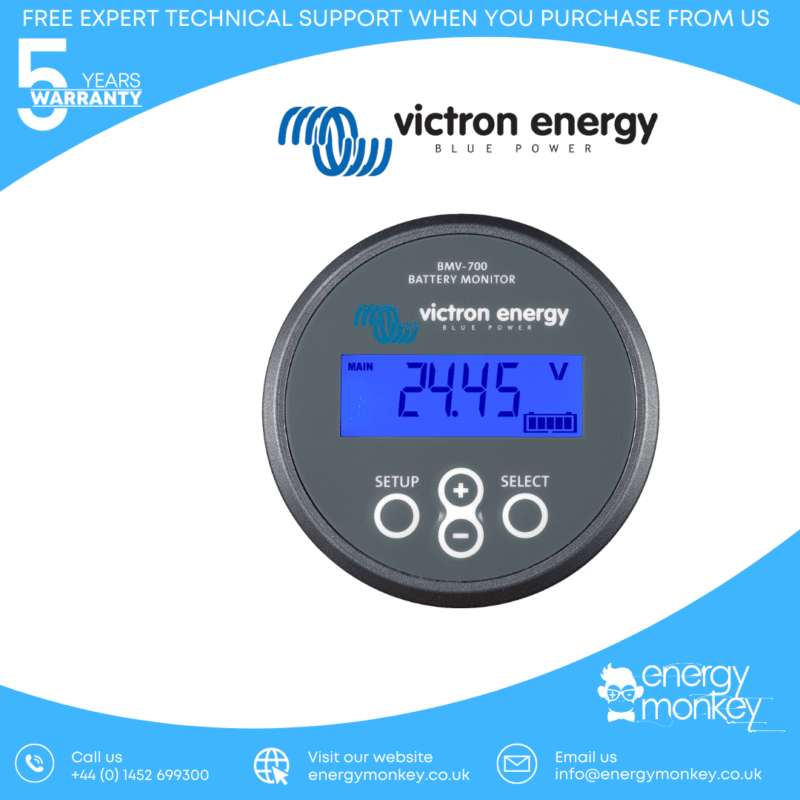 Victron Battery Monitor BMV-700 I Energy Monkey Ltd