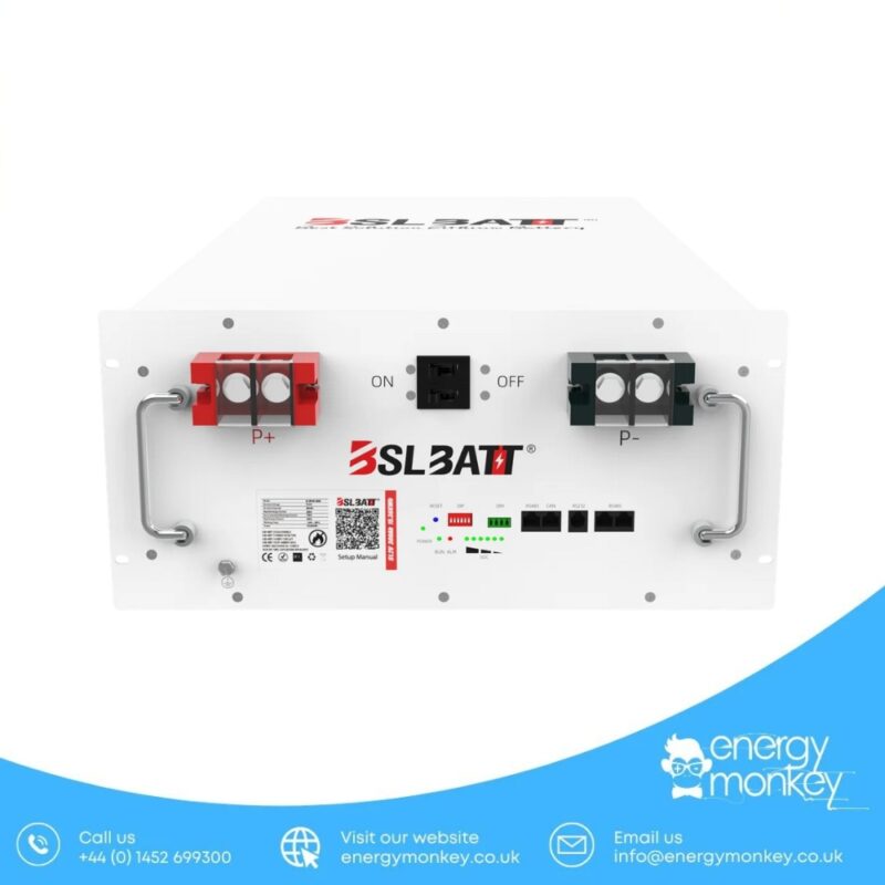 B-LFP48-300E Server Rack Battery – 51.2V 15.36kWh
