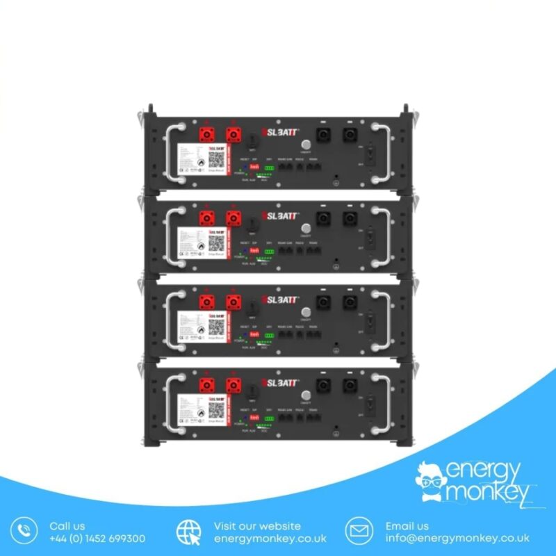 B-LFP48-100E 3U | 51.2V 5.12kWh Server Rack Battery