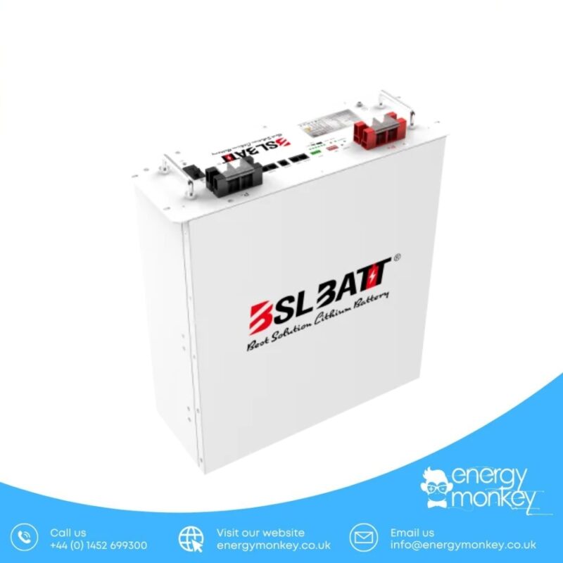 B-LFP48-100E 4U Server Rack Battery 51.2V 5.12kWh Lithium Energy Storage