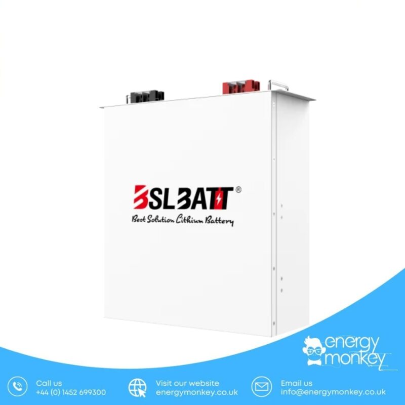B-LFP48-100E 4U Server Rack Battery 51.2V 5.12kWh Lithium Energy Storage