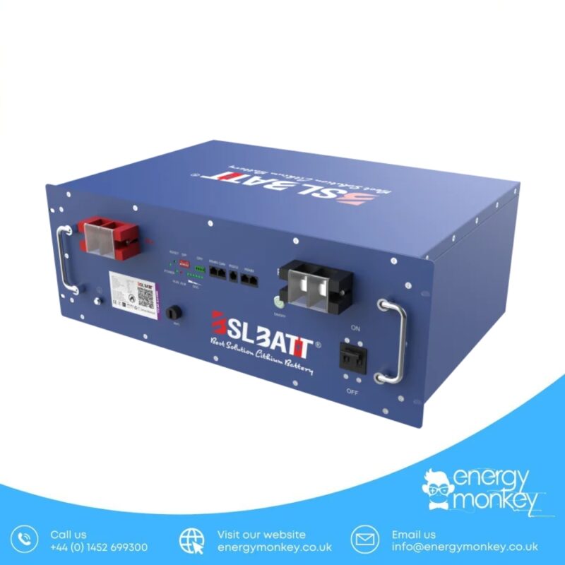 B-LFP48-170E Server Rack Battery – 51.2V 8.8kWh