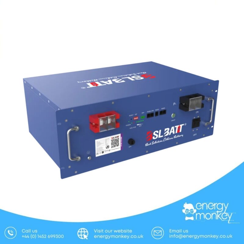 B-LFP48-170E Server Rack Battery – 51.2V 8.8kWh